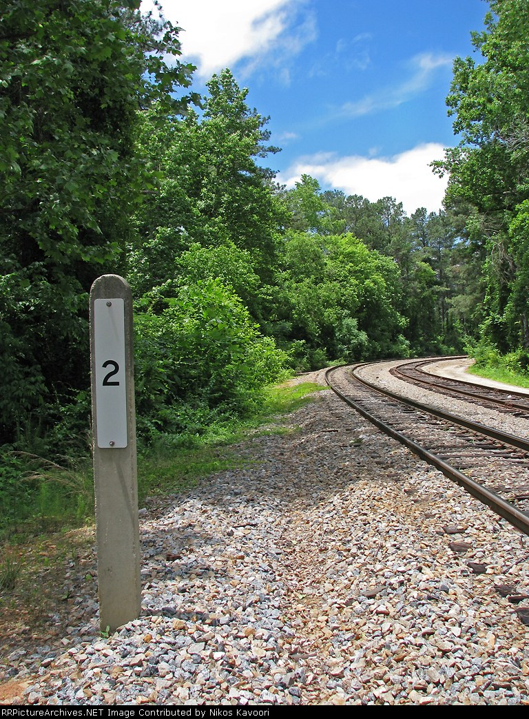 Gainesville Midland, Milepost 2